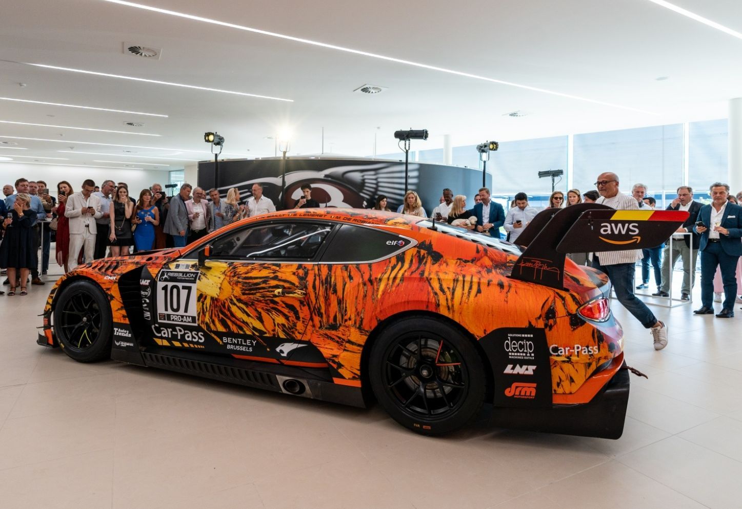 24 H. Spa : la Bentley Continental GT3 CMR devient 'Art Car'