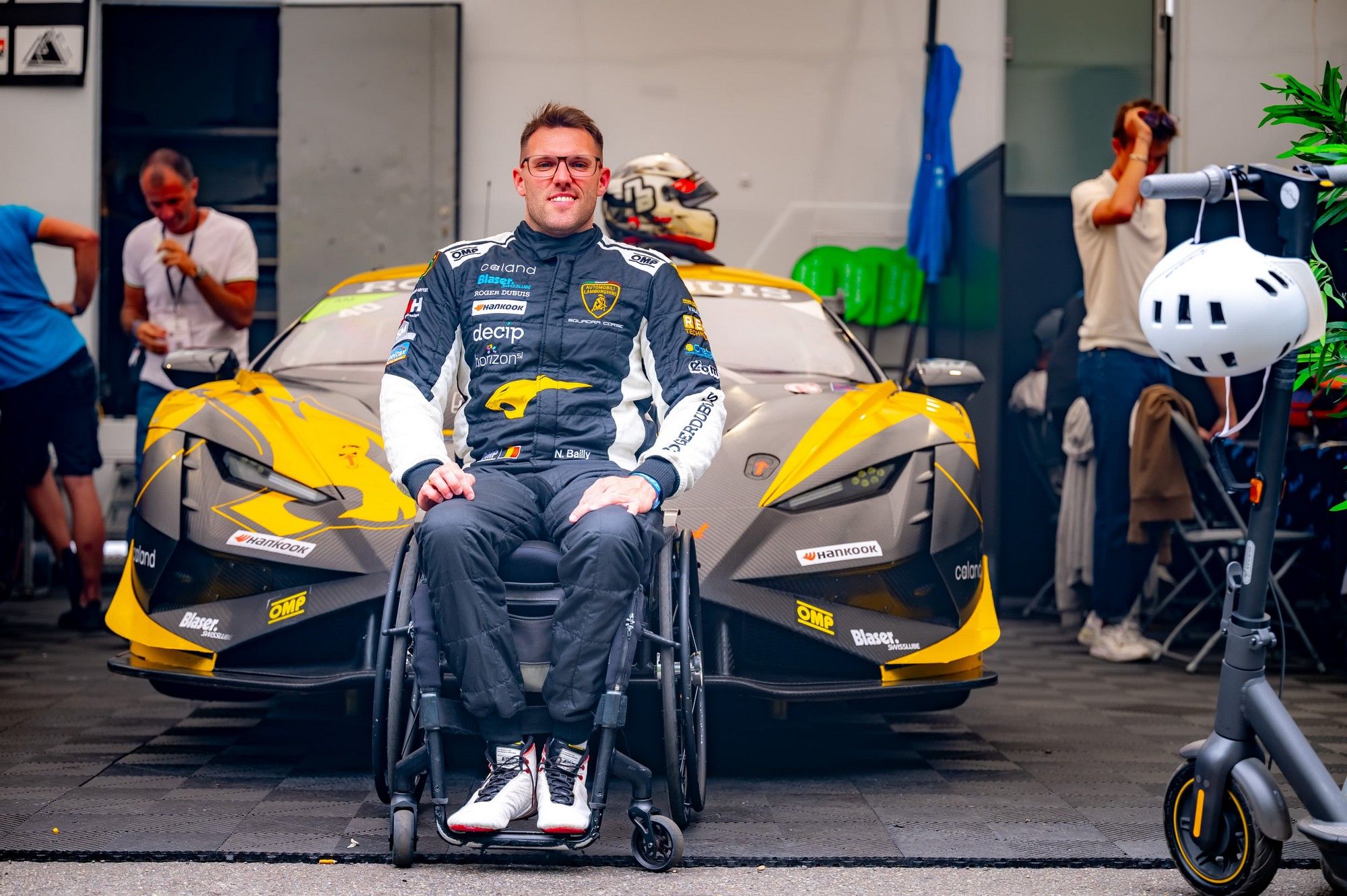 Nigel Bailly repart pour un tour en Lamborghini Super Trofeo