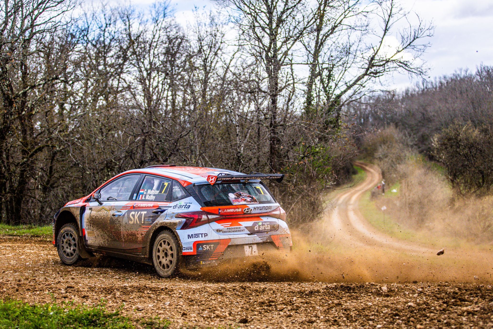 Grégoire et Charles Munster au Rallye Castine Terre d'Occitanie