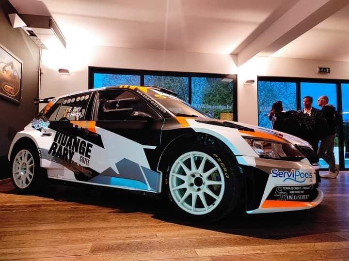 Emeric Rary et Fabrice Henry en Skoda Fabia R5 au Rallye de Wallonie