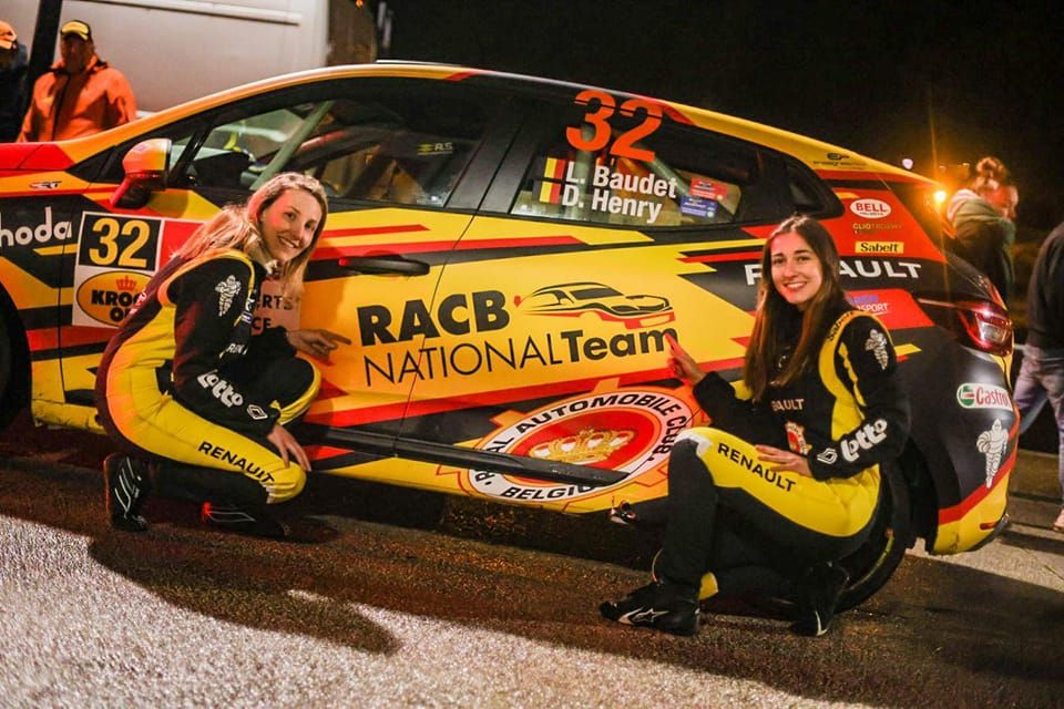 Podium en Clio Trophy Belgium pour Lyssia Baudet et Daphné Henry