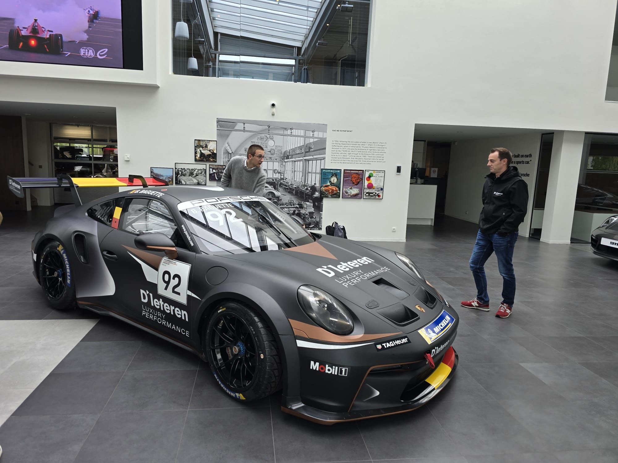 Bertrand Baguette prêt pour sa pige en Porsche Carrera Cup Benelux