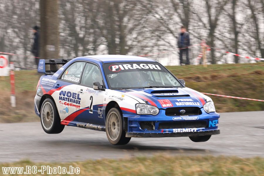 Rallye de Hannut : cavalier seul d'Hubert Deferm; Eric Charlier s ...