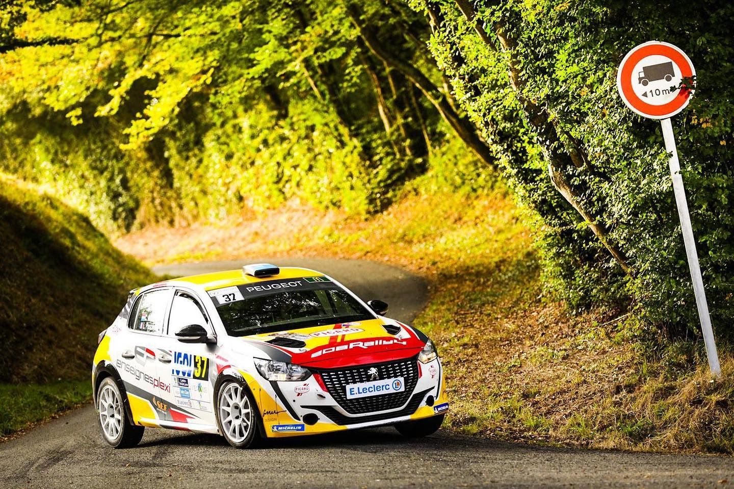 Charles Munster 2ème de la Peugeot 208 Rally Cup au Cœur de France