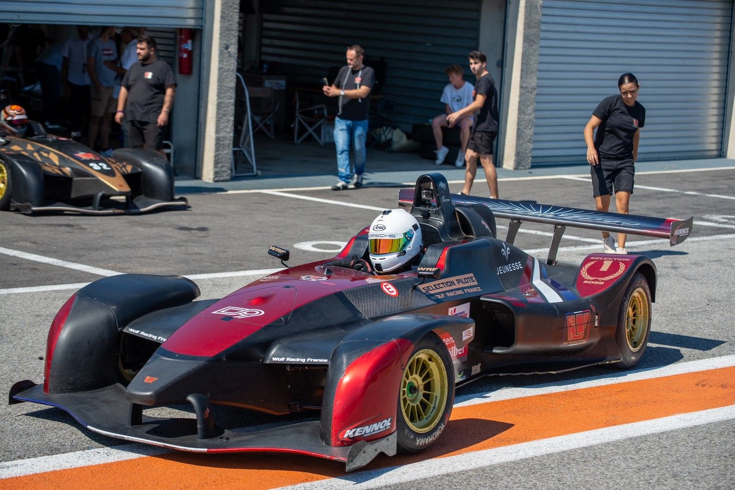 Arthur Rasse vainqueur de la Sélection Wolf Racing France 2022 à Lédenon