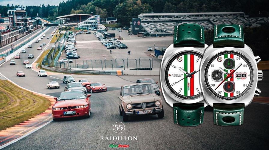 Les montres Raidillon, partenaires du 20ème SpaItalia
