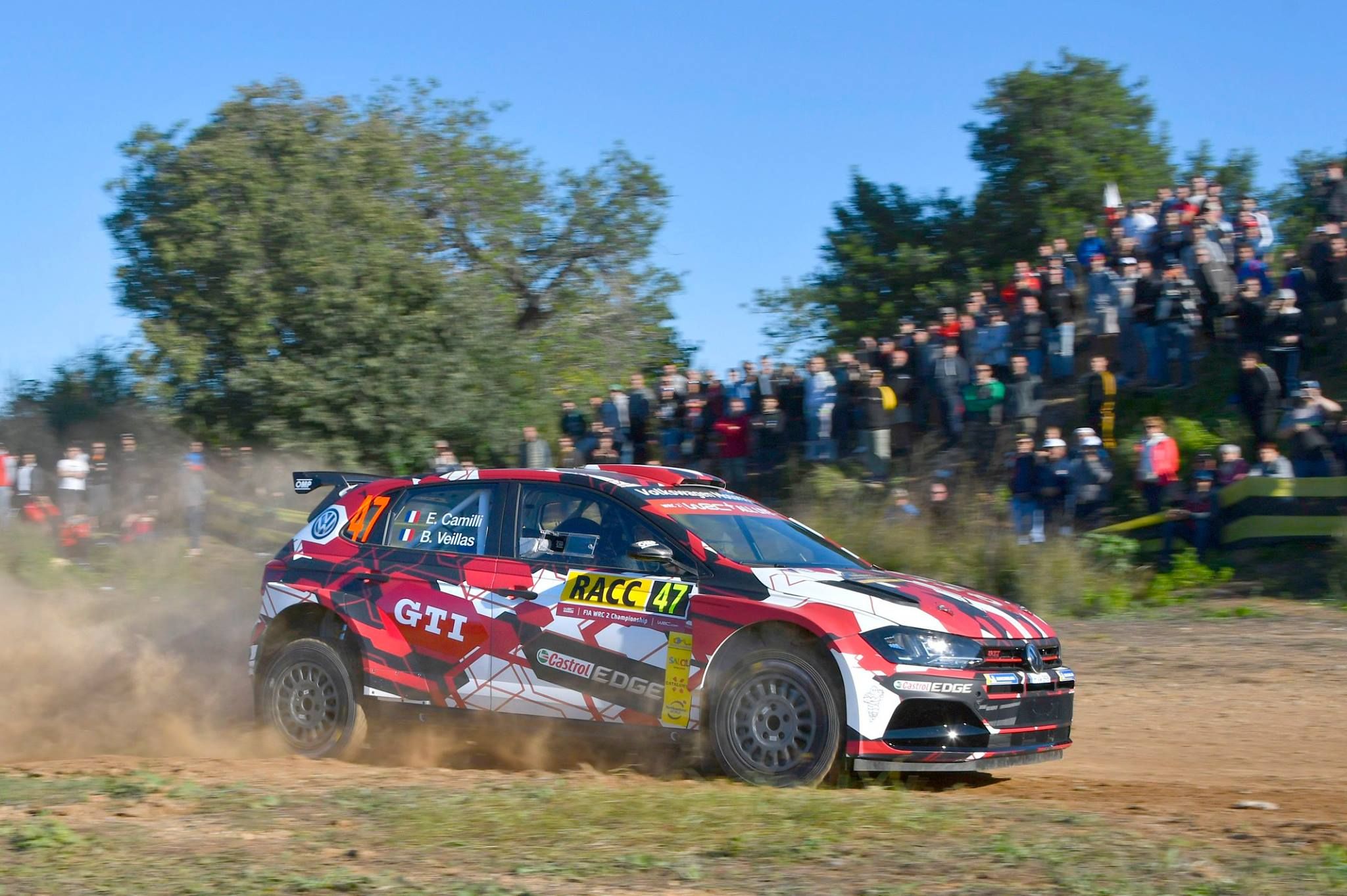 WRC Catalogne : les VW Polo GTI R5 déjà devant en WRC2