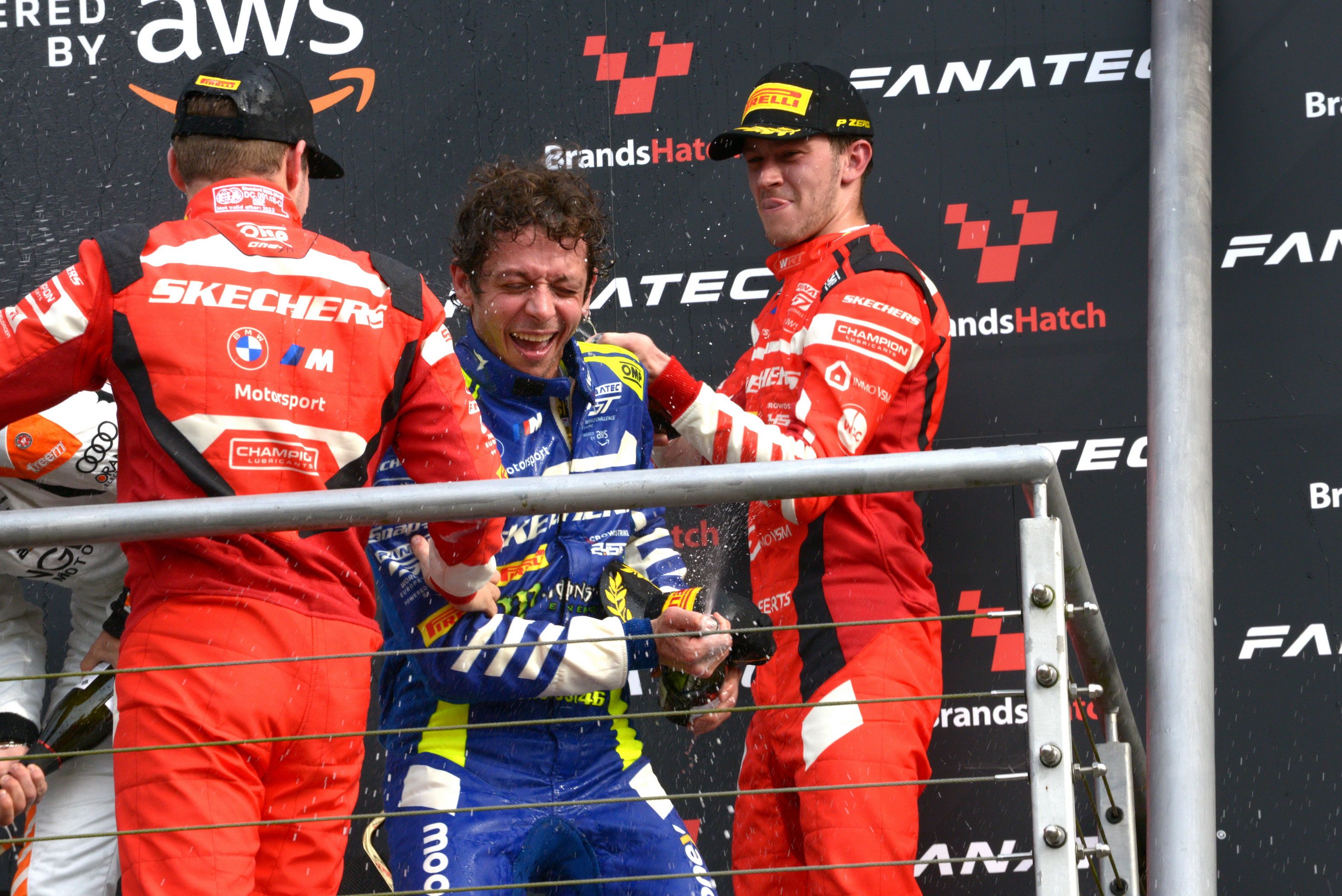 Premier podium pour 'Vale' Rossi en GT World Challenge Europe
